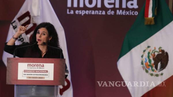 Morena no protegerá a nadie, afirma Luisa Alcalde durante consejo nacional