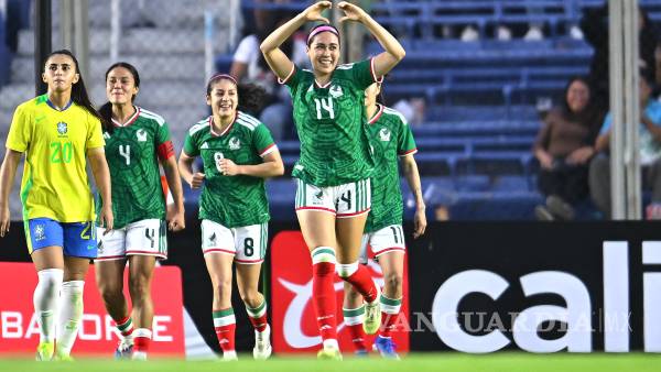 México Femenil vence 1-0 a Brasil en amistoso con cabezazo de Greta ...