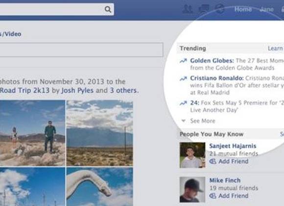 Facebook estrena sus "Trending topics"