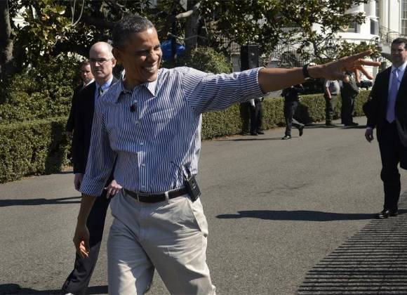 Obama se va de vacaciones con su familia a Martha's Vineyard