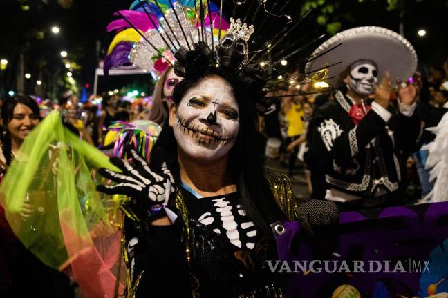 Las mejores fotografías de la Mega Procesión de las Catrinas en CDMX