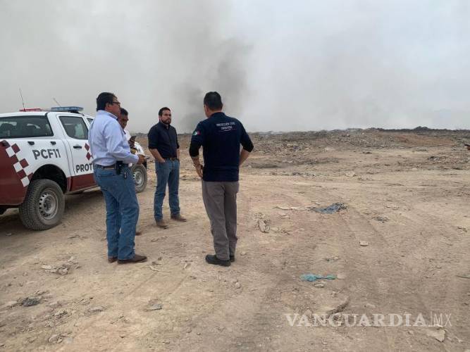 Se incendia relleno sanitario en Frontera, Coahuila; región Centro con ...