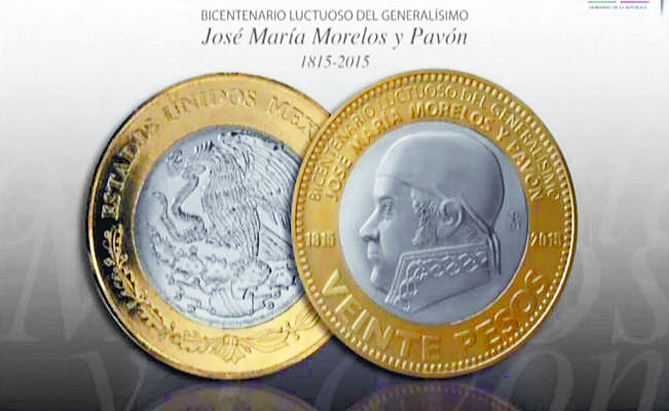 Presentan moneda de 20 pesos por 200 aniversario luctuoso de Morelos