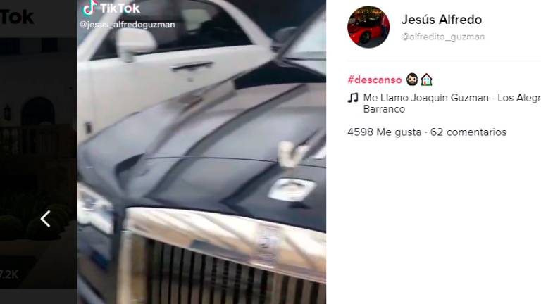 'Alfredillo', el hijo de 'El Chapo' Guzmán, abre TikTok y presume sus lujos