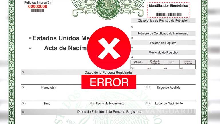 ¿Error en tu nombre en el Acta de Nacimiento?... cómo corregir este y otros datos en línea ...