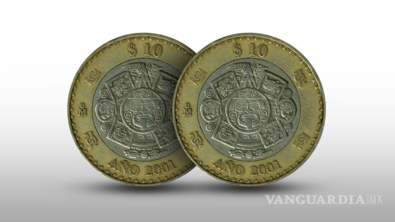Curiosa moneda mexicana de 10 pesos se vende en 300 mil pesos