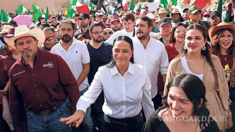 Marcha Morena contra Maru Campos en Chihuahua; PAN afirma que no cederá ...