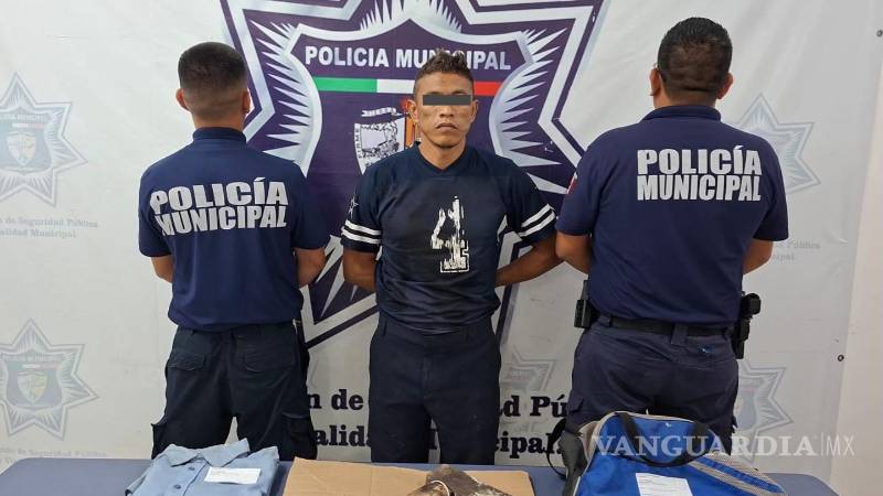 Detienen en Sabinas a un hombre por ataque con hacha