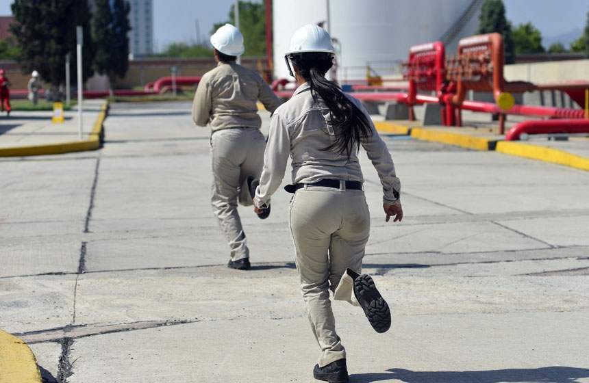 Garantizan seguridad de Pemex con simulacro
