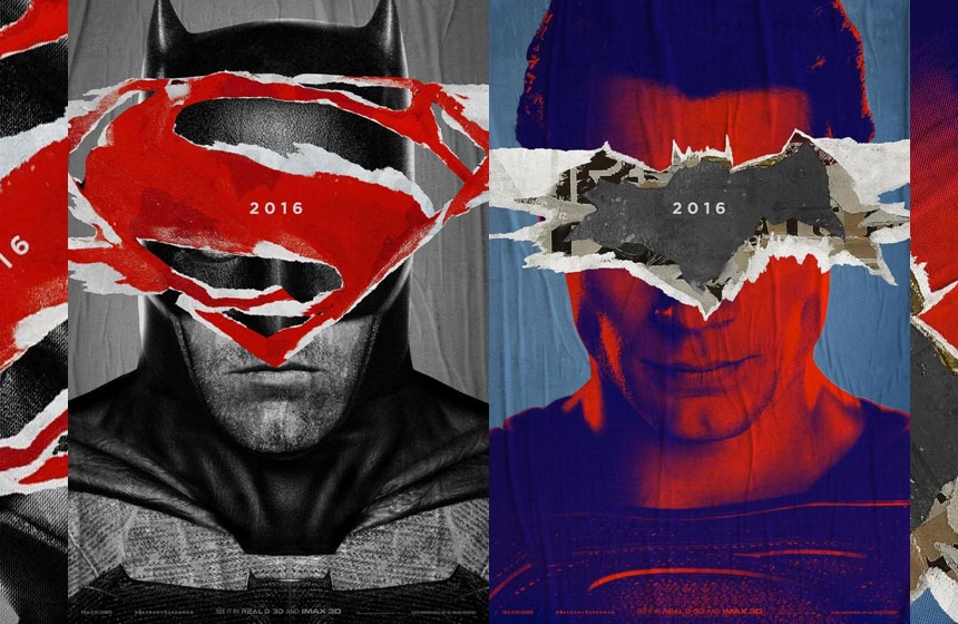 Los primeros pósters de 'Batman v Superman'