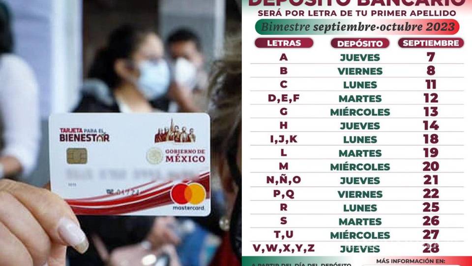 ¡Ya hay fechas para la Pensión del Bienestar!... aquí el calendario oficial para el deposito de ...