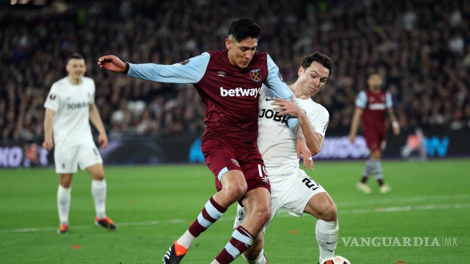 Edson Álvarez sale ovacionado en el triunfo del West Ham que los llevó a Cuartos de Europa League