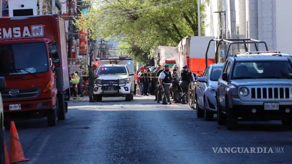 Terror en el centro de Monterrey; balacera deja un muerto y 3 heridos