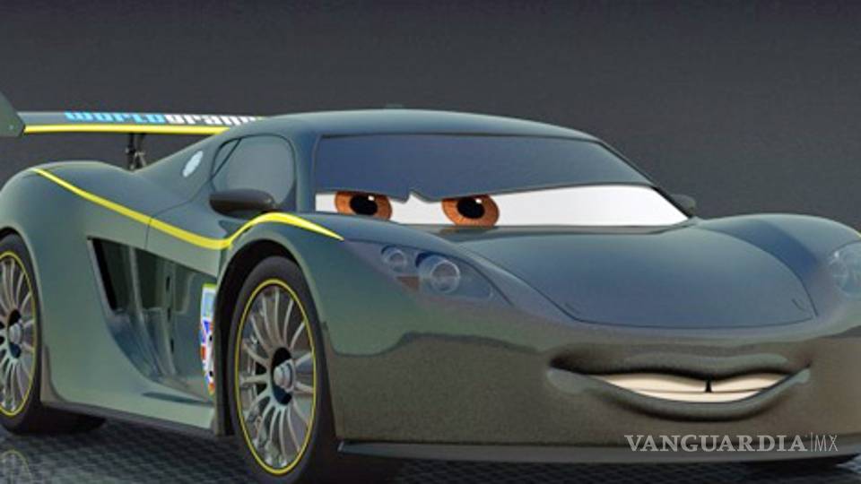 Hamilton presente en la cinta "Cars 2"