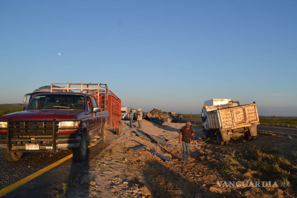 Múltiples accidentes por no abanderar obra