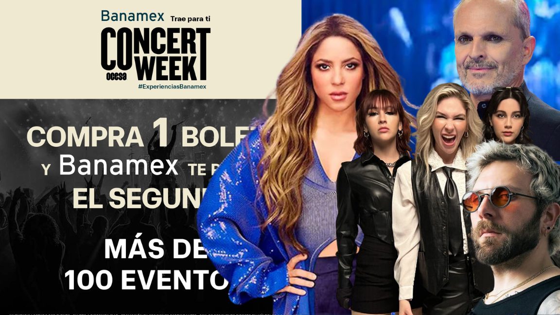 Ocesa Concert Week 2025: Lista de conciertos que estarán al 2x1 en ...